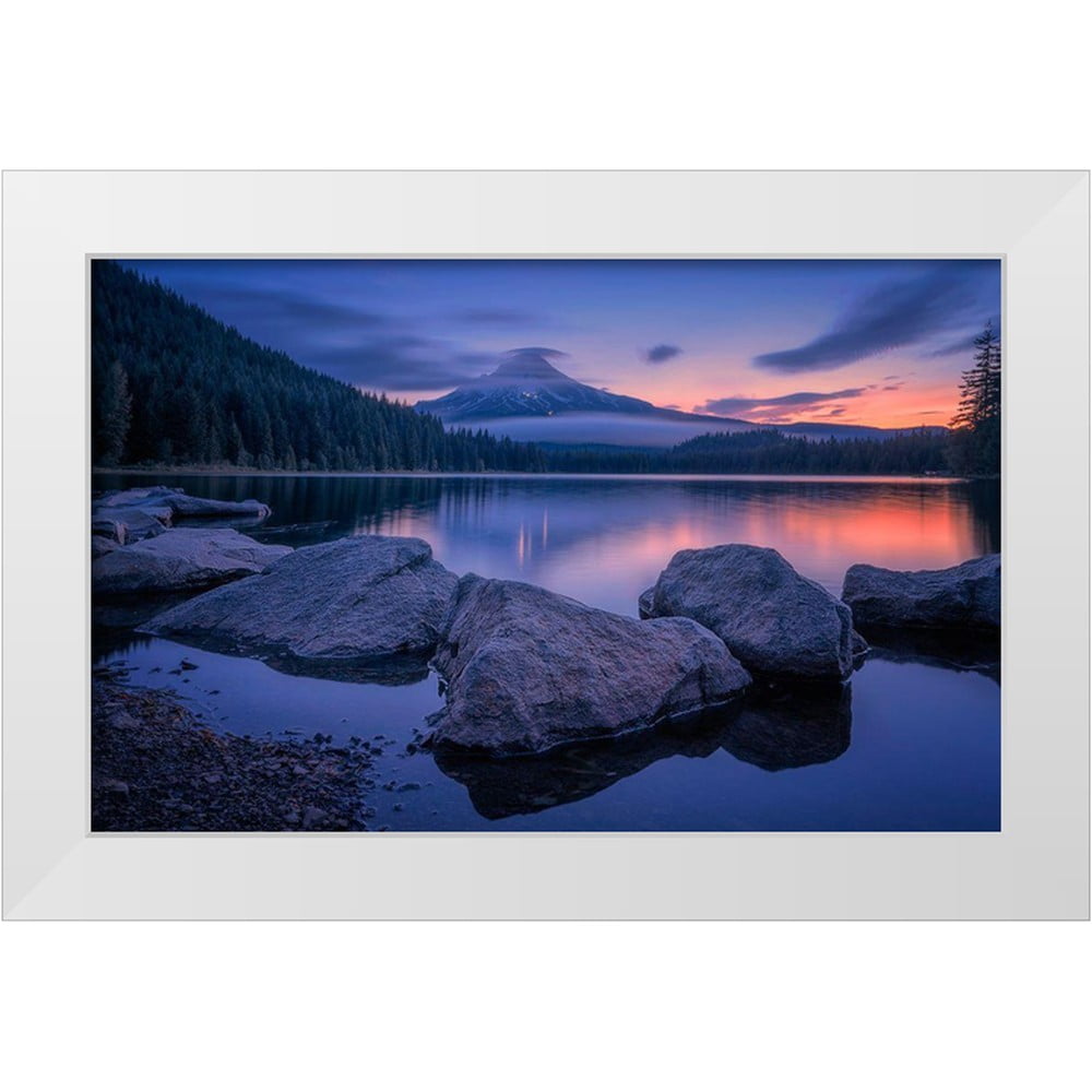 Jacobs, Lydia 24x17 White Modern Wood Framed Museum Art Print Titled ...