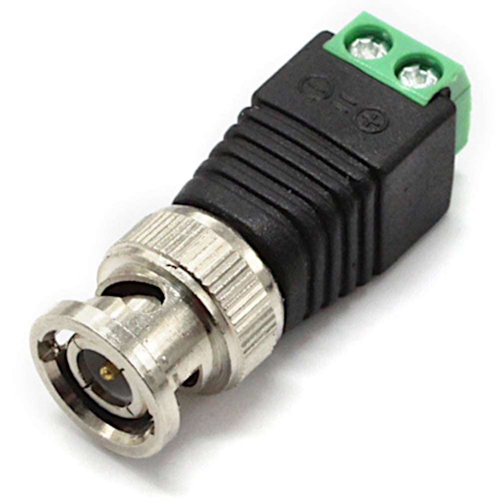 JacobsParts 10-Pack BNC Male Coaxial Balun Connector to Screw Terminals ...