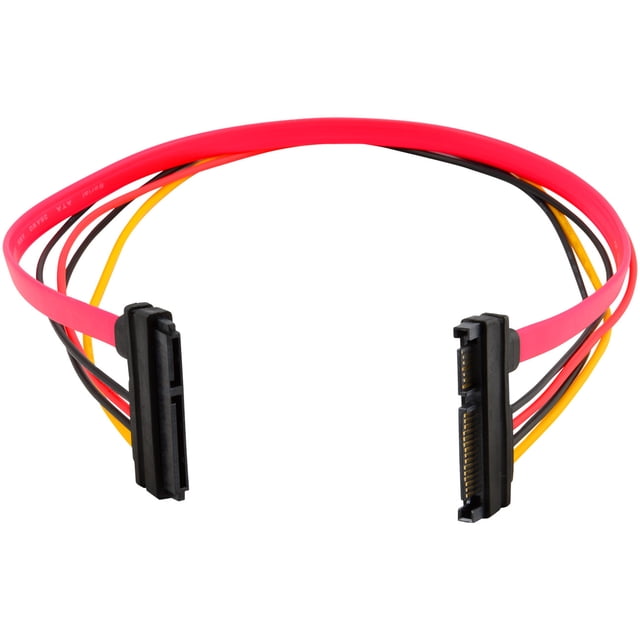JacobsParts 18" Male to Female 15+7 Pin Serial SATA HDD SSD Data Power ...