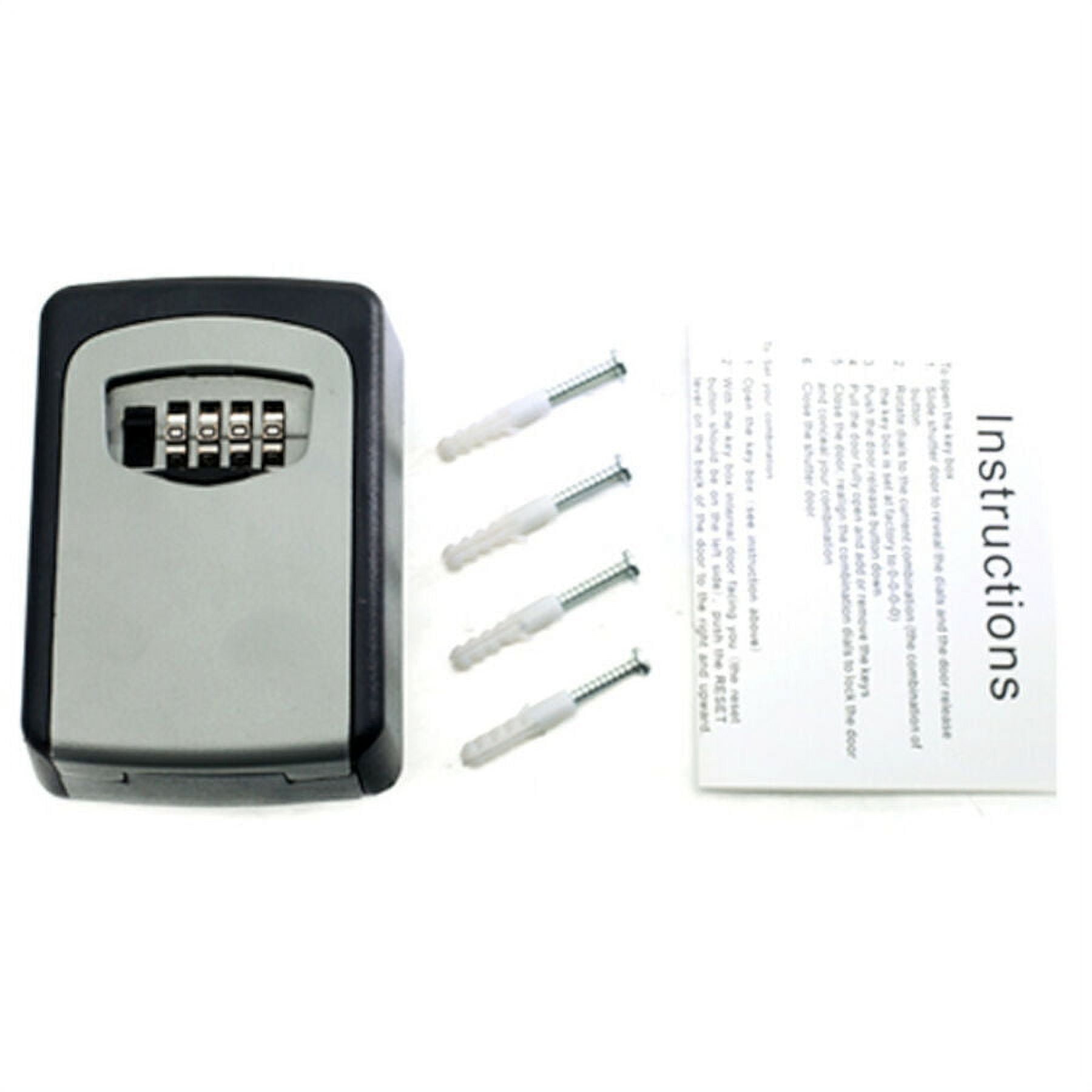 JacobsParts 4 Digit Combination Security Key Lock Box Waterproof Key ...