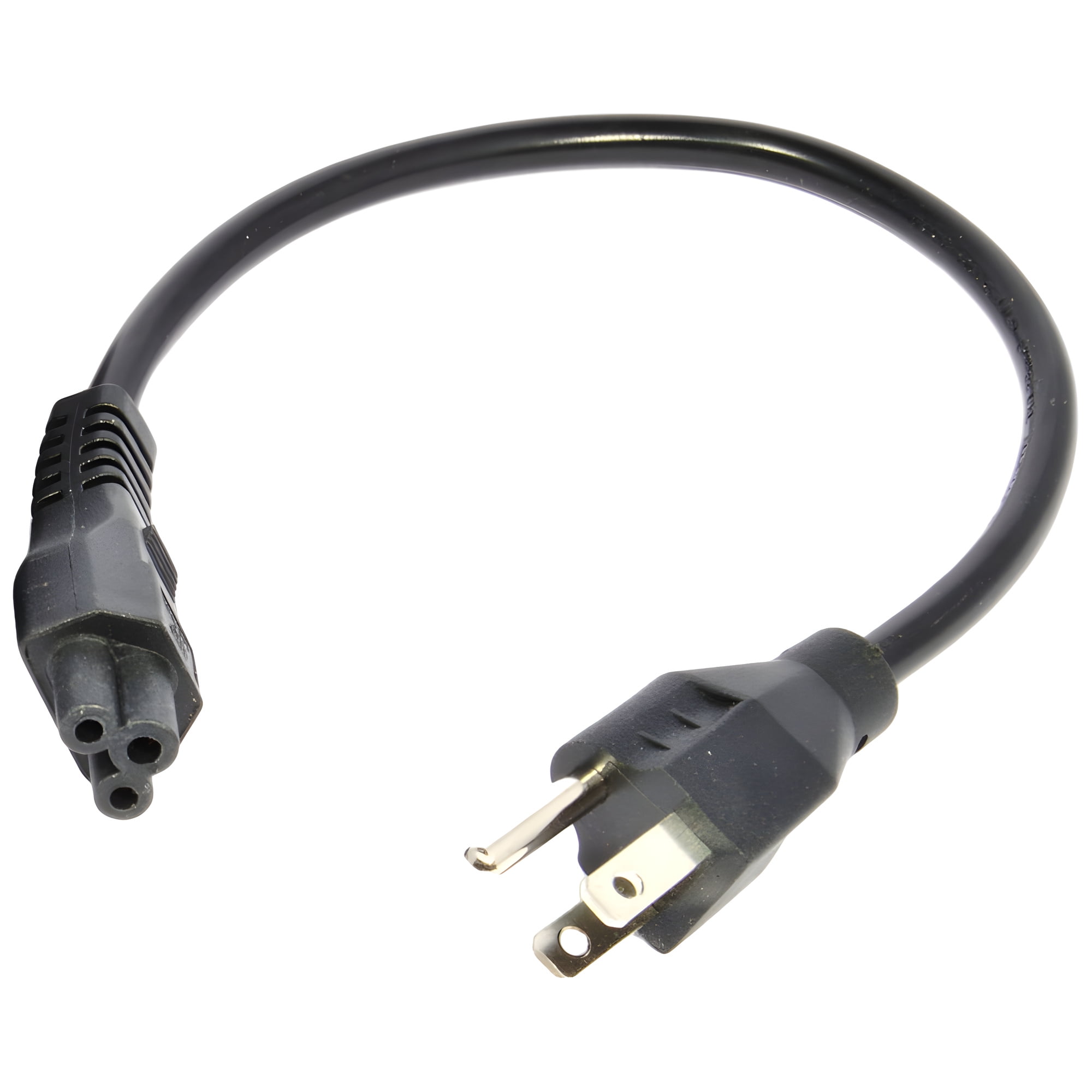 JacobsParts AC Power Cord 1 Foot Short Power Cable 18AWG for IEC-60320 ...
