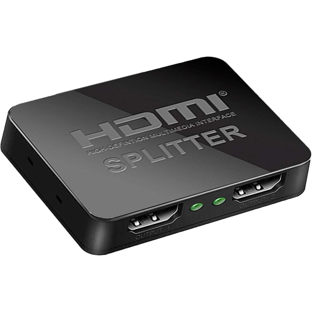 JacobsParts Active HDMI Splitter 1 in 2 Out Powered Amplifier for 4K ...