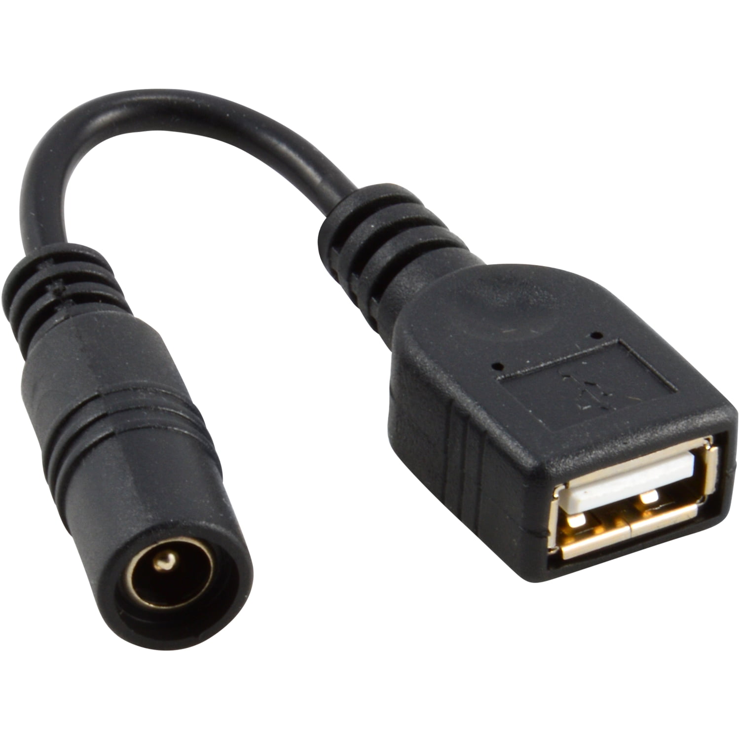 JacobsParts Barrel Jack to USB Type A Female Connector Adapter 5V Power ...