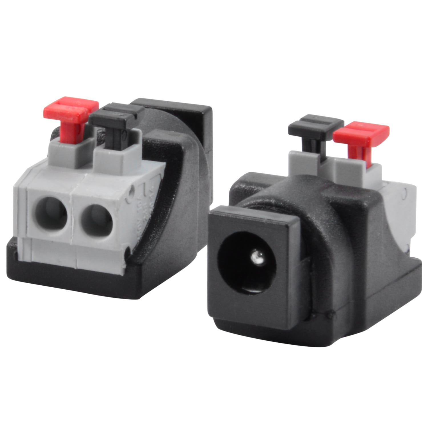 JacobsParts Female DC Power Jack Screwless Quick Wire Connector 5.5mm x ...