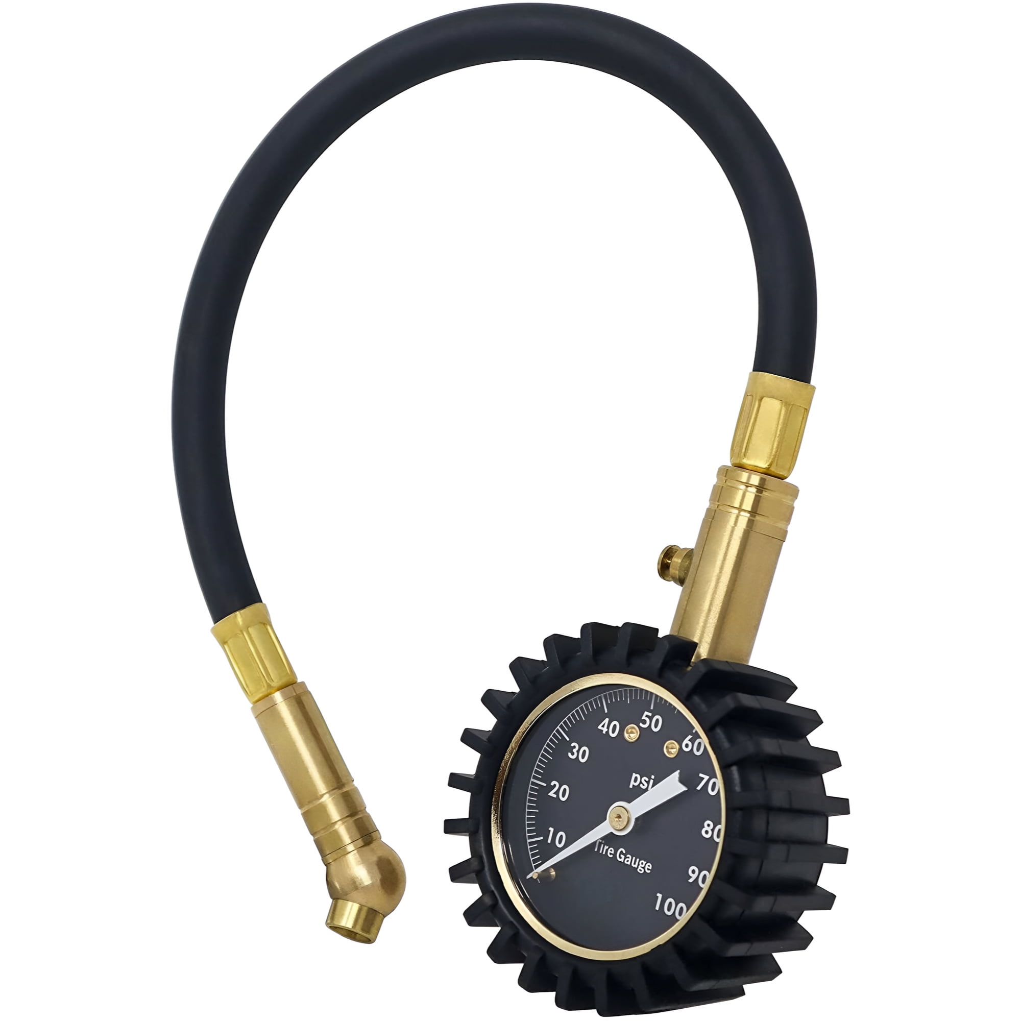 JacobsParts Heavy Duty Analog Tire Preasure Gauge 100 PSI, ANSI ...