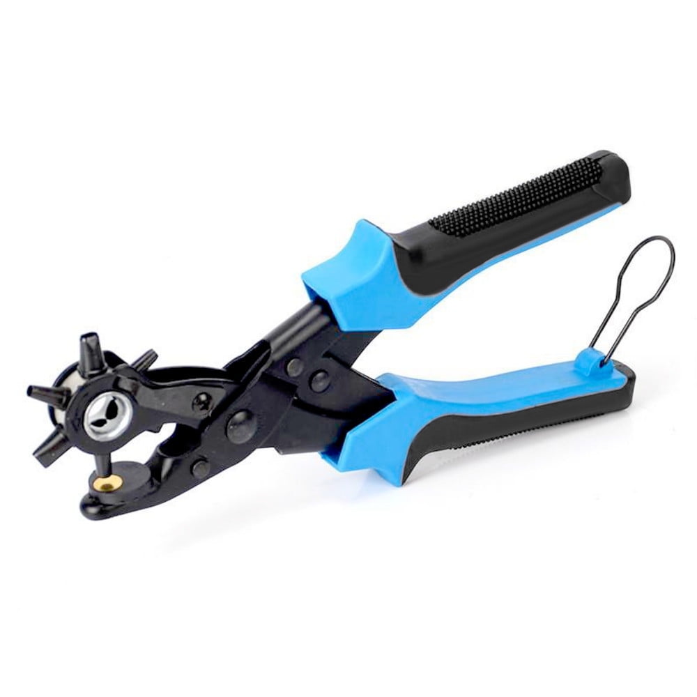 JacobsParts Heavy Duty Leather Hole Punch Tool Multi Size Plier with ...