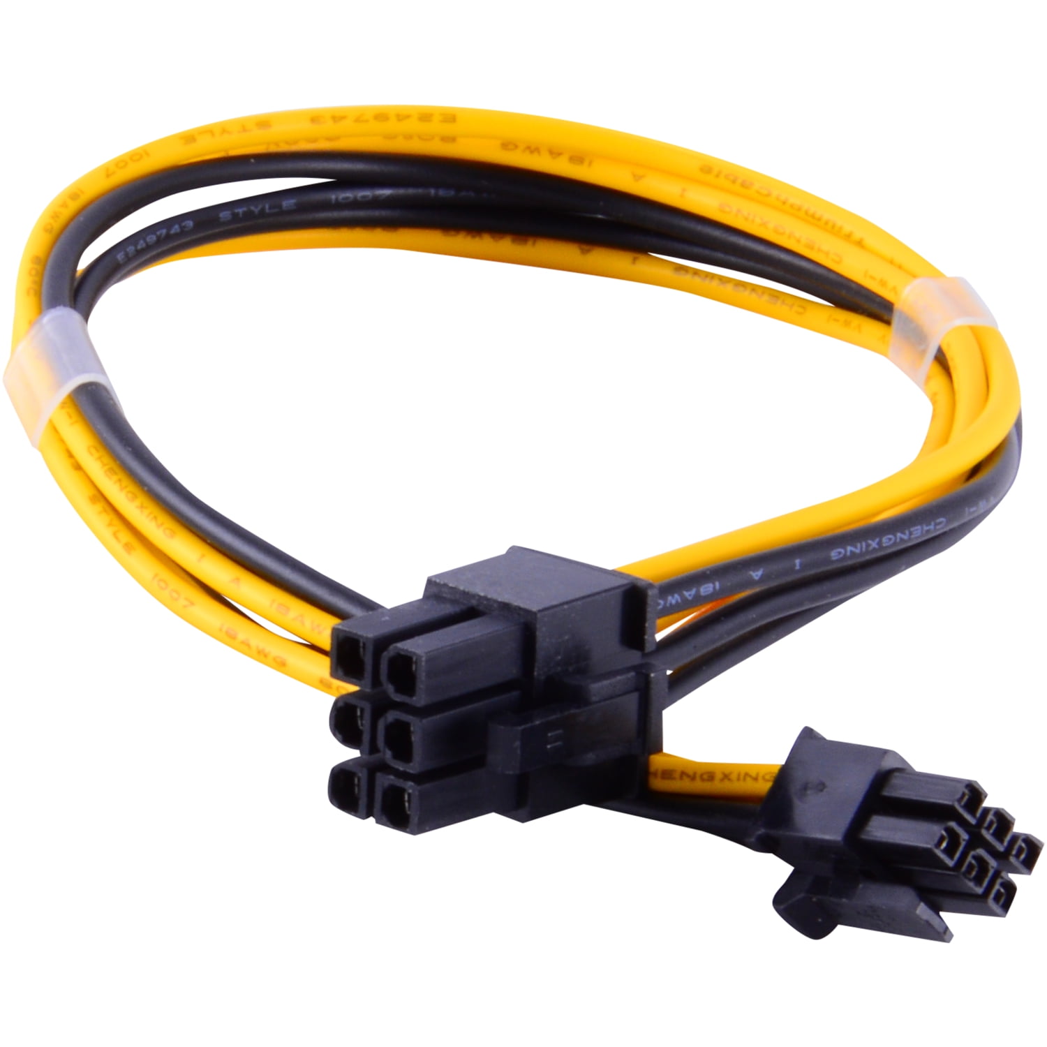 JacobsParts PCI Express Mini 6-pin to 6-pin PCI-e Video Card Power ...