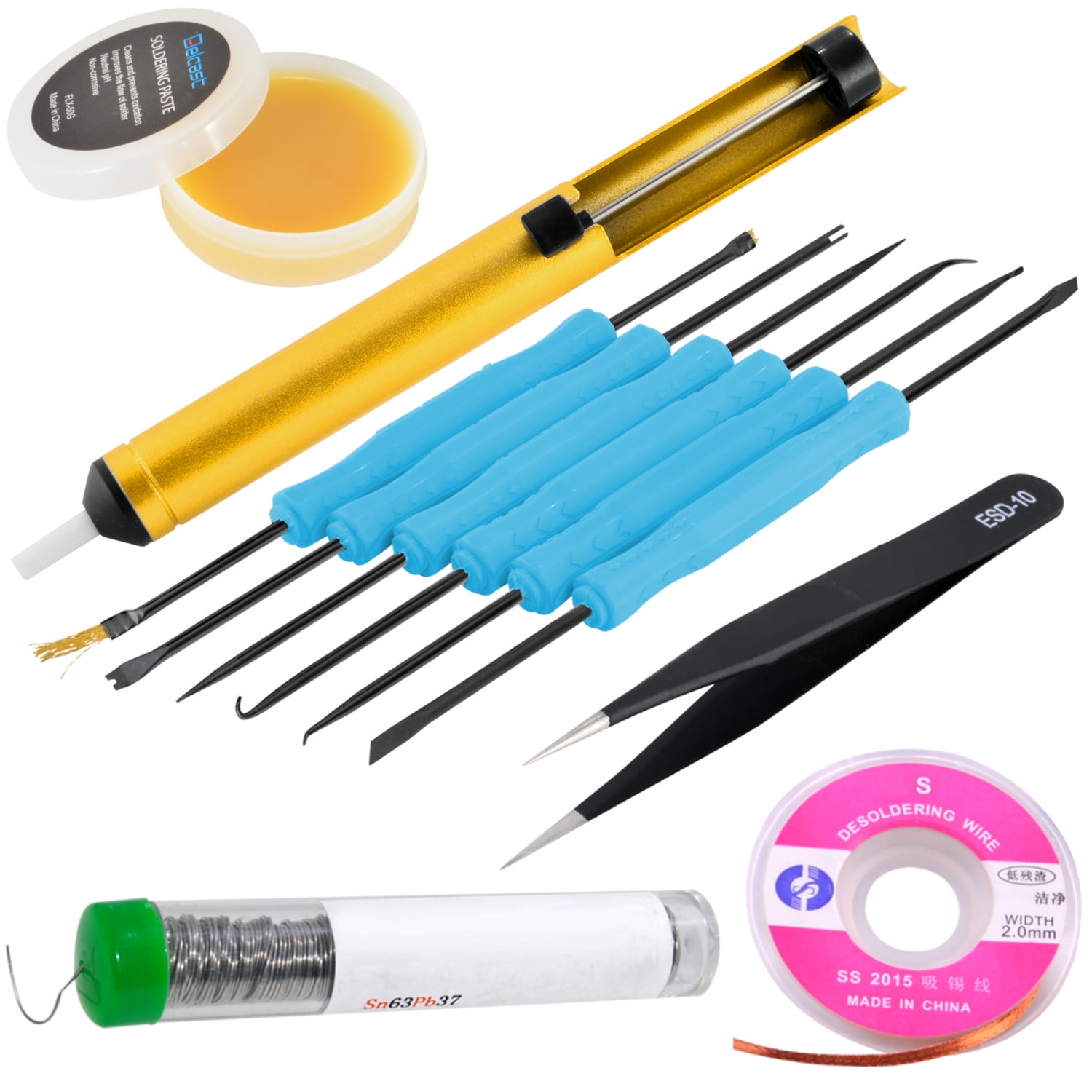 JacobsParts Professional Solder Assist Tools and Accessory Kit (11 ...