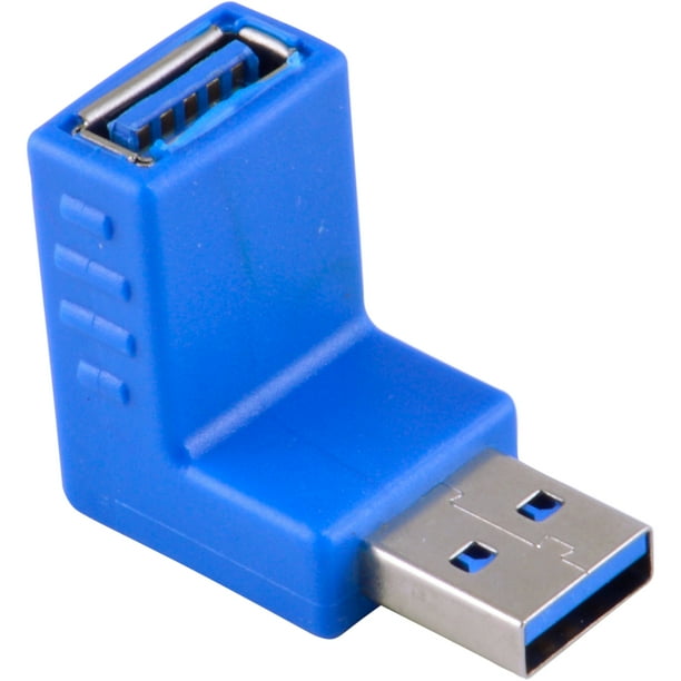 JacobsParts Right Angle USB 3.0 Male to Down Facing Female Horizontal ...