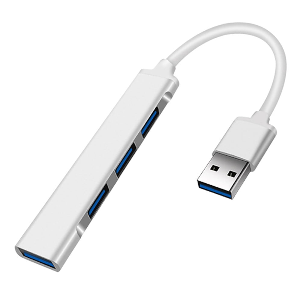 JacobsParts UH3-P USB 3.0 4 Port Hub Splitter Slim & Sleek Aluminum for ...