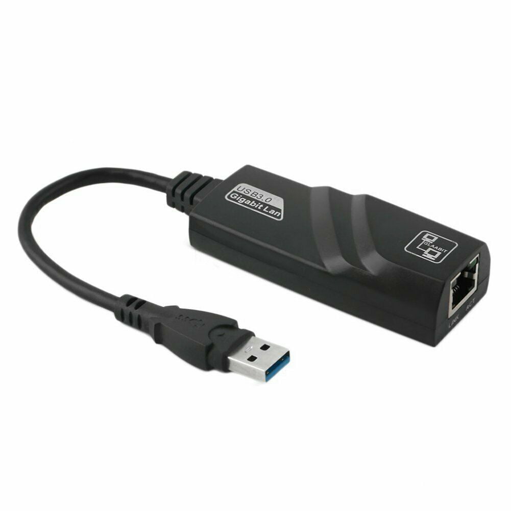 JacobsParts USB 3.0 Gigabit Ethernet 10/100/1000 Mbps RJ45 LAN Network ...