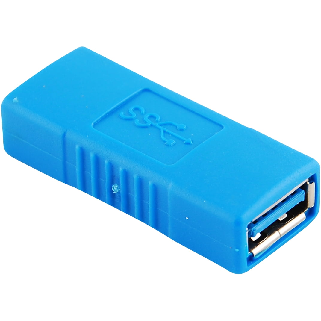 JacobsParts USB 3.0 Type A Female to Female Coupler Connector, Blue ...