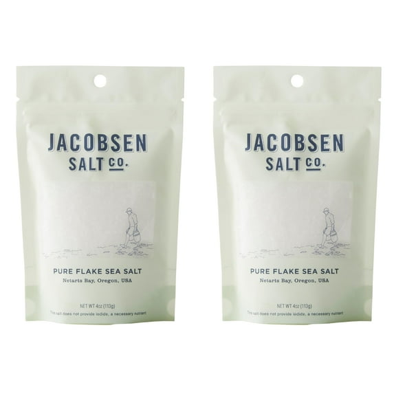 Jacobsen Salt Co. Pure ESF27 Flake Sea Salt - Kosher Salt, Coarse, Non ...