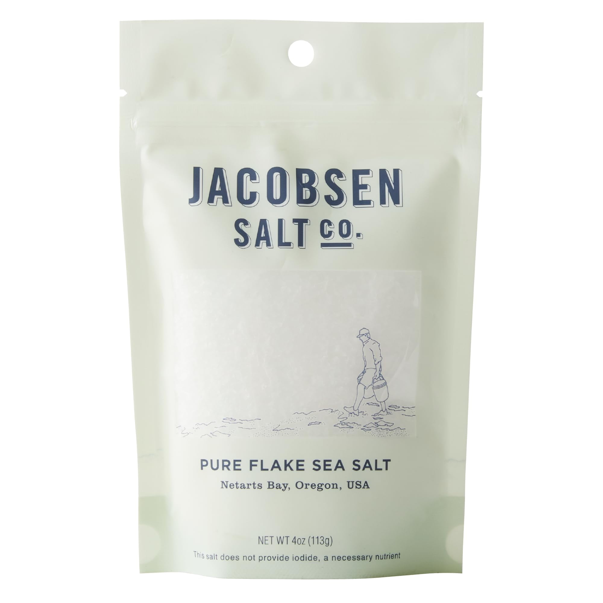 Jacobsen Salt Co. Pure Flake MDA05 Sea Salt - Kosher Salt, Coarse, Non ...