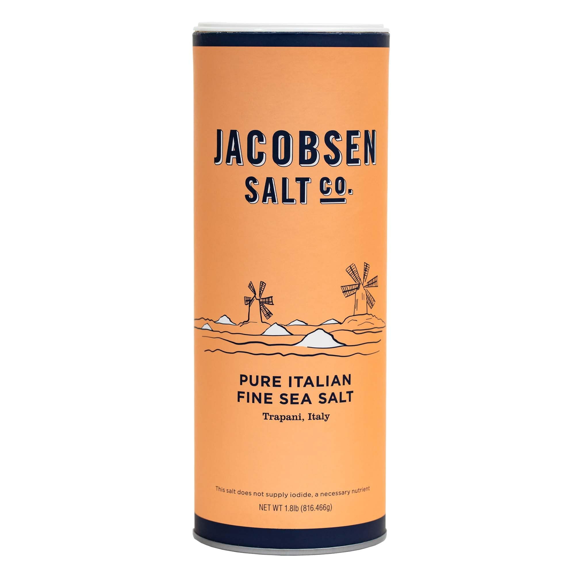 Jacobsen Salt Co. Pure SAF21 Italian Fine Grain Sea Salt - Real Sea ...