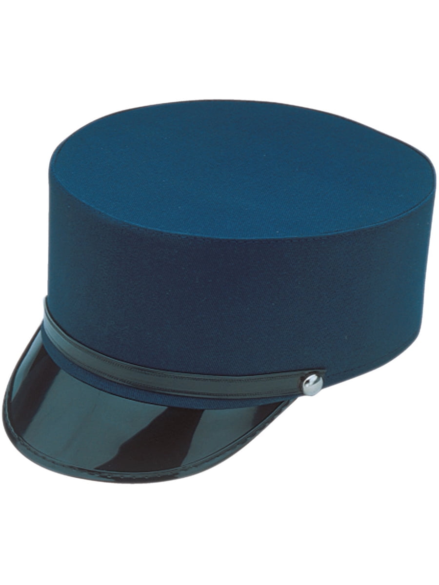 Child's Navy Blue Train Engineer Conductor Driver Hat Costume Accessory ...