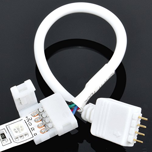 Jacobsparts 4-Wire Solderless Clip To 4-Pin Male 6-Inch Cable For Rgb ...