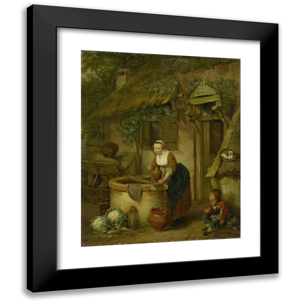 Jacobus Johannes Lauwers 12x14 Black Modern Framed Museum Art Print ...