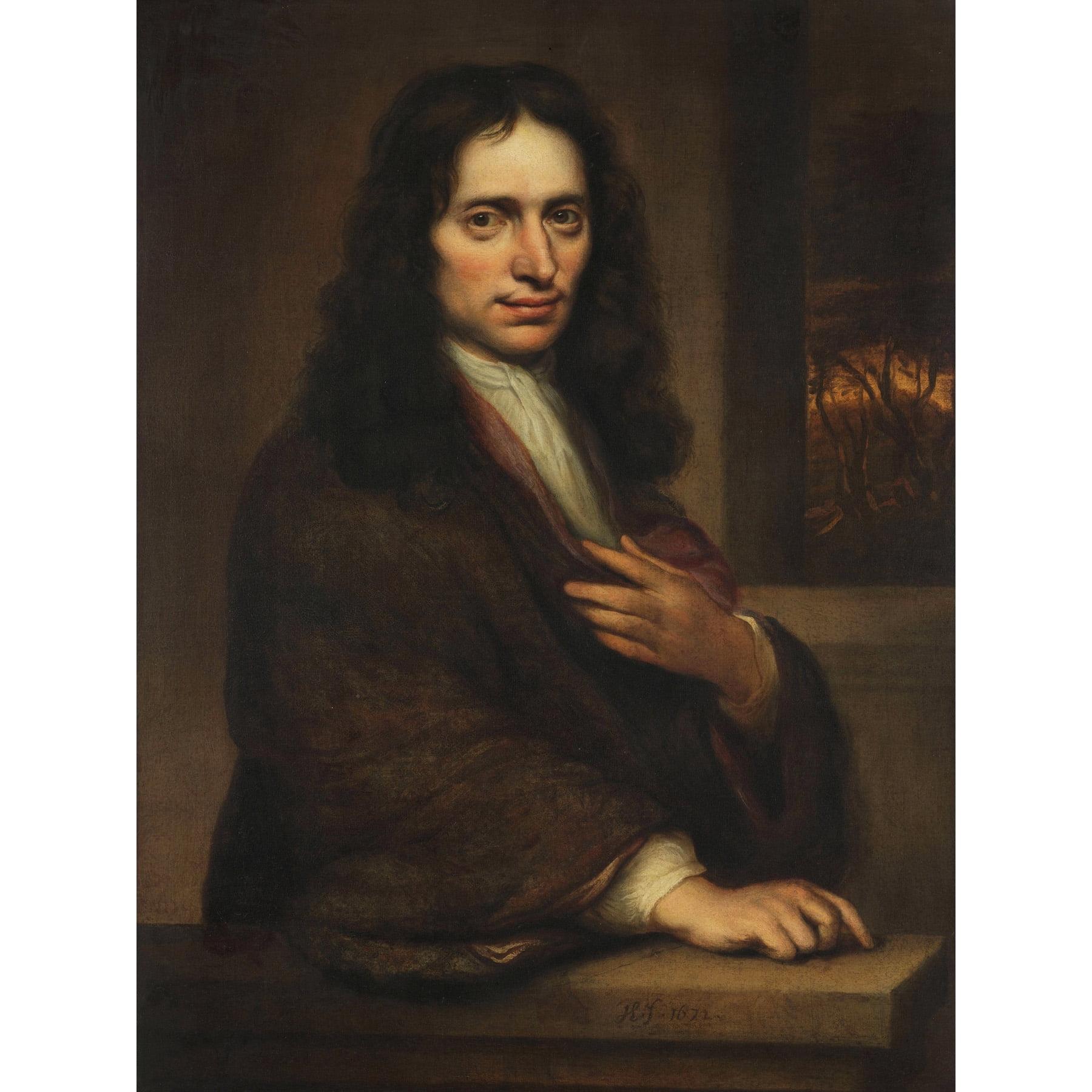 Jacobus Levecq Portrait Of A Man Painting Extra Large XL Wall Art ...
