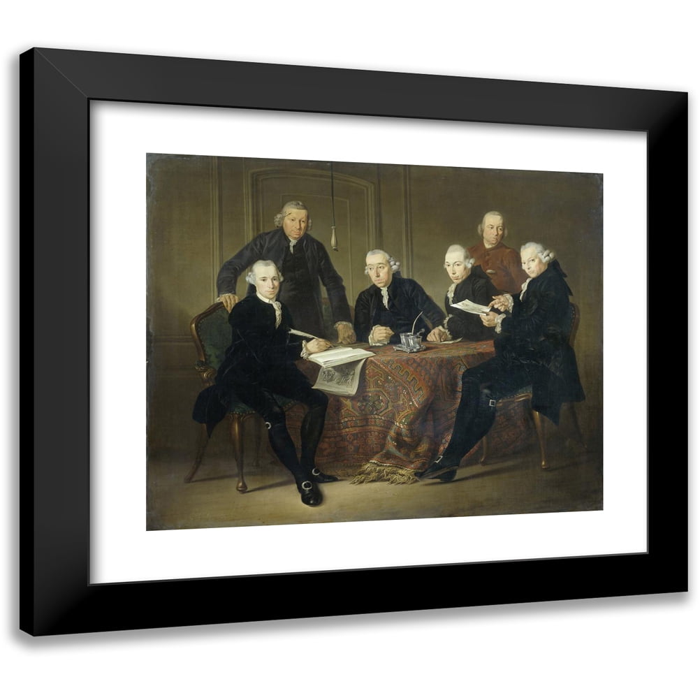 Jacobus Luberti Augustini 14x12 Black Modern Framed Museum Art Print ...