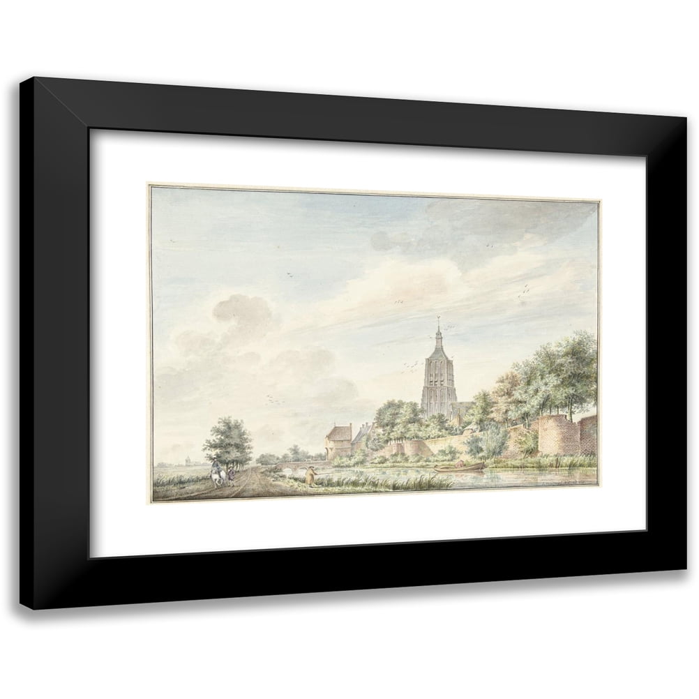 Jacobus Versteegen 24x18 Black Modern Framed Museum Art Print Titled ...