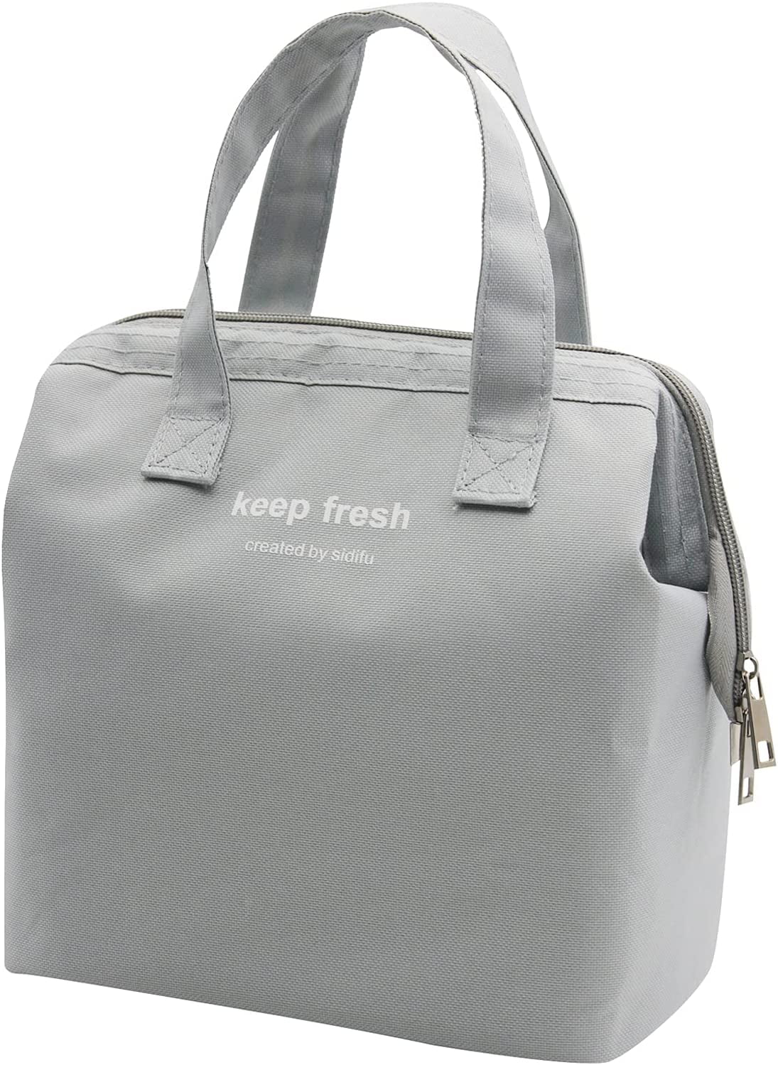 Jacone Reusable Insulated Lunch Bag Stylish Bento Cooler Bag Water ...
