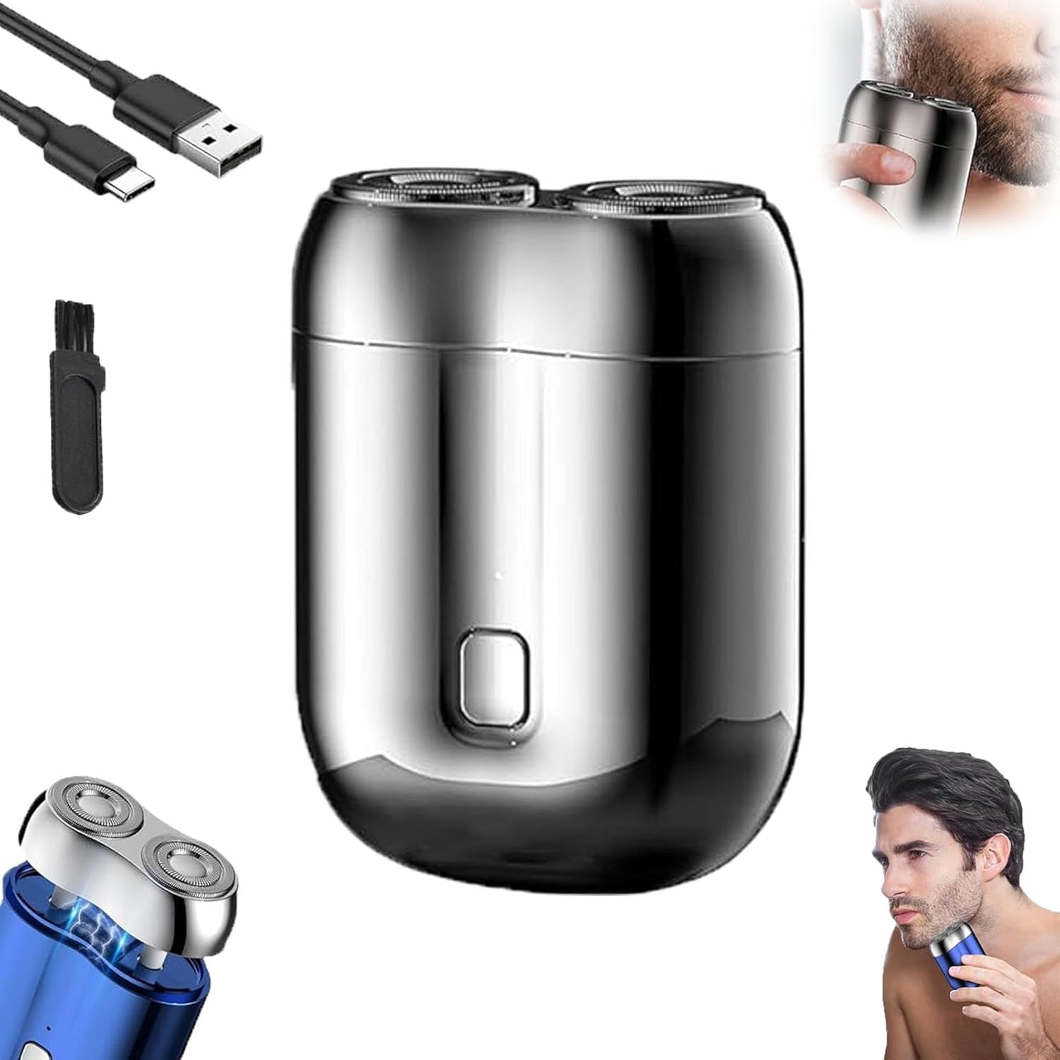 Jacooba Electric Razor, Jacooba Mini Dual-Head Electric Shaver, 2025 ...