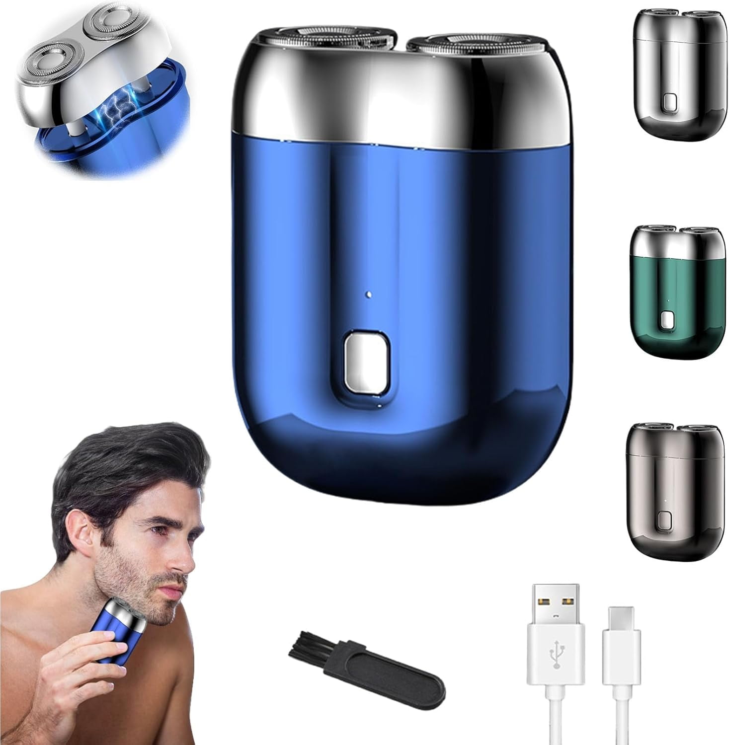 Jacooba Electric Razor, Jacooba Mini Shaver, Jacooba Mini Dual-Head ...