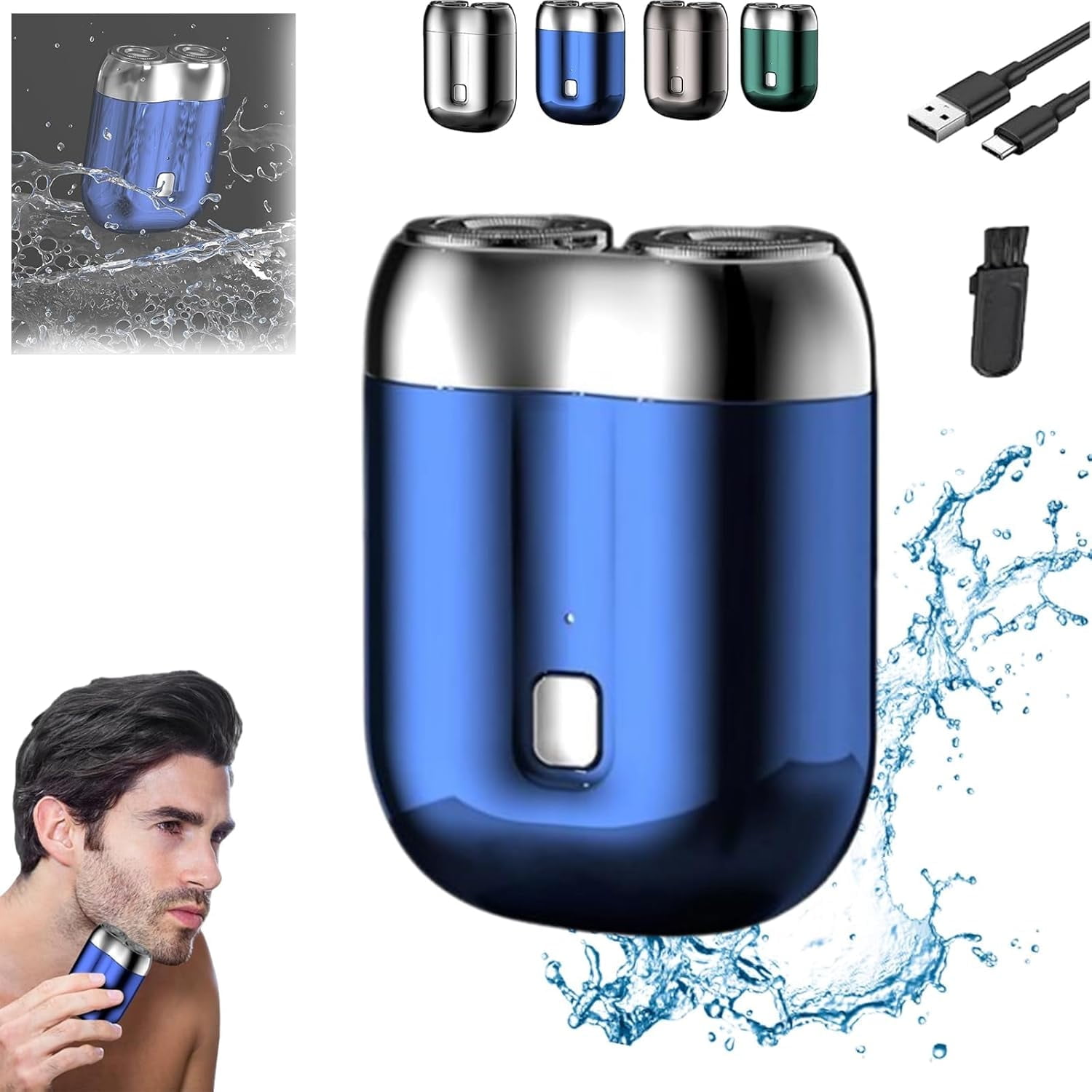 Jacooba Electric Razor, New Jacooba Mini Dual-Head Electric Shaver, New ...