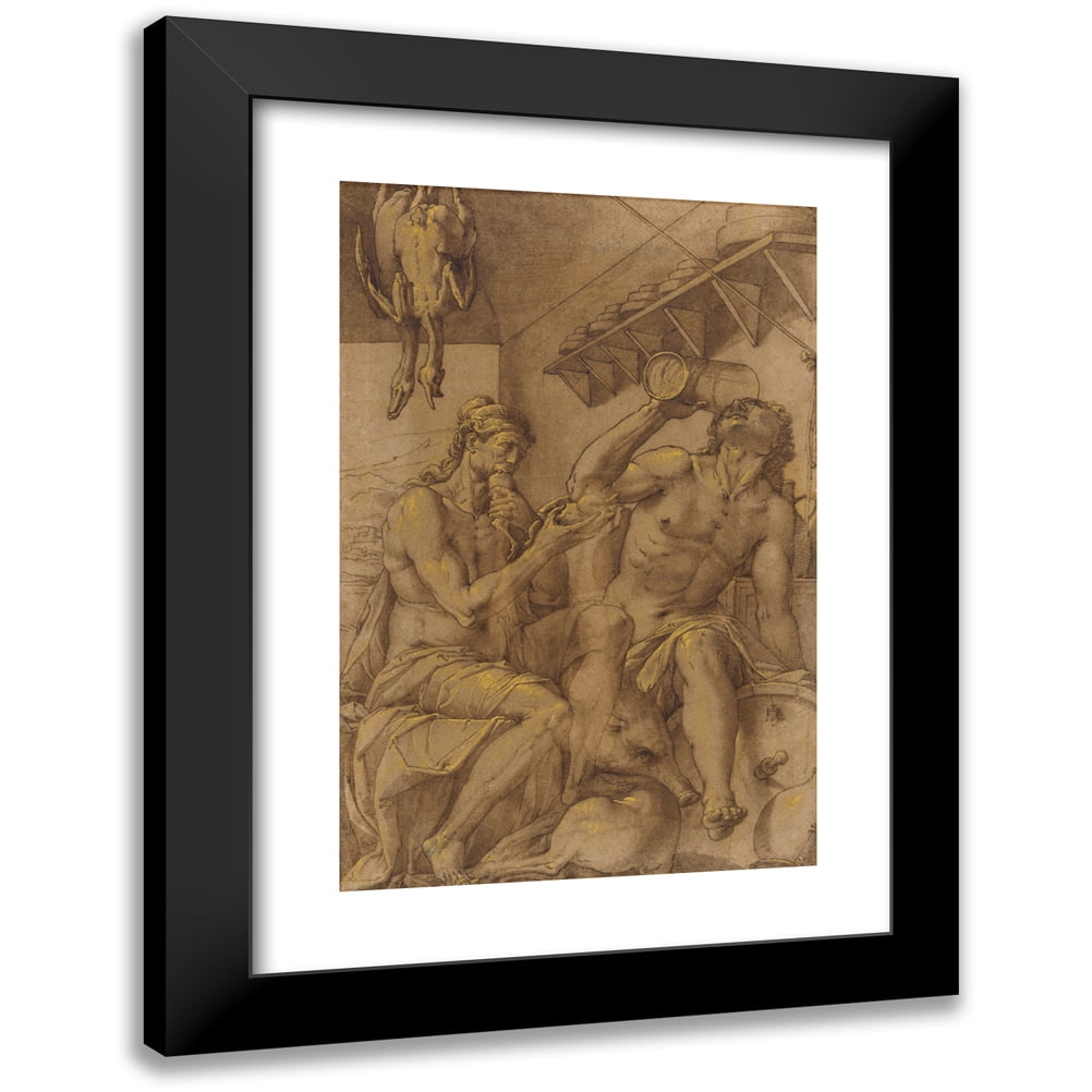 Jacopo Ligozzi 11x14 Black Modern Framed Museum Art Print Titled ...