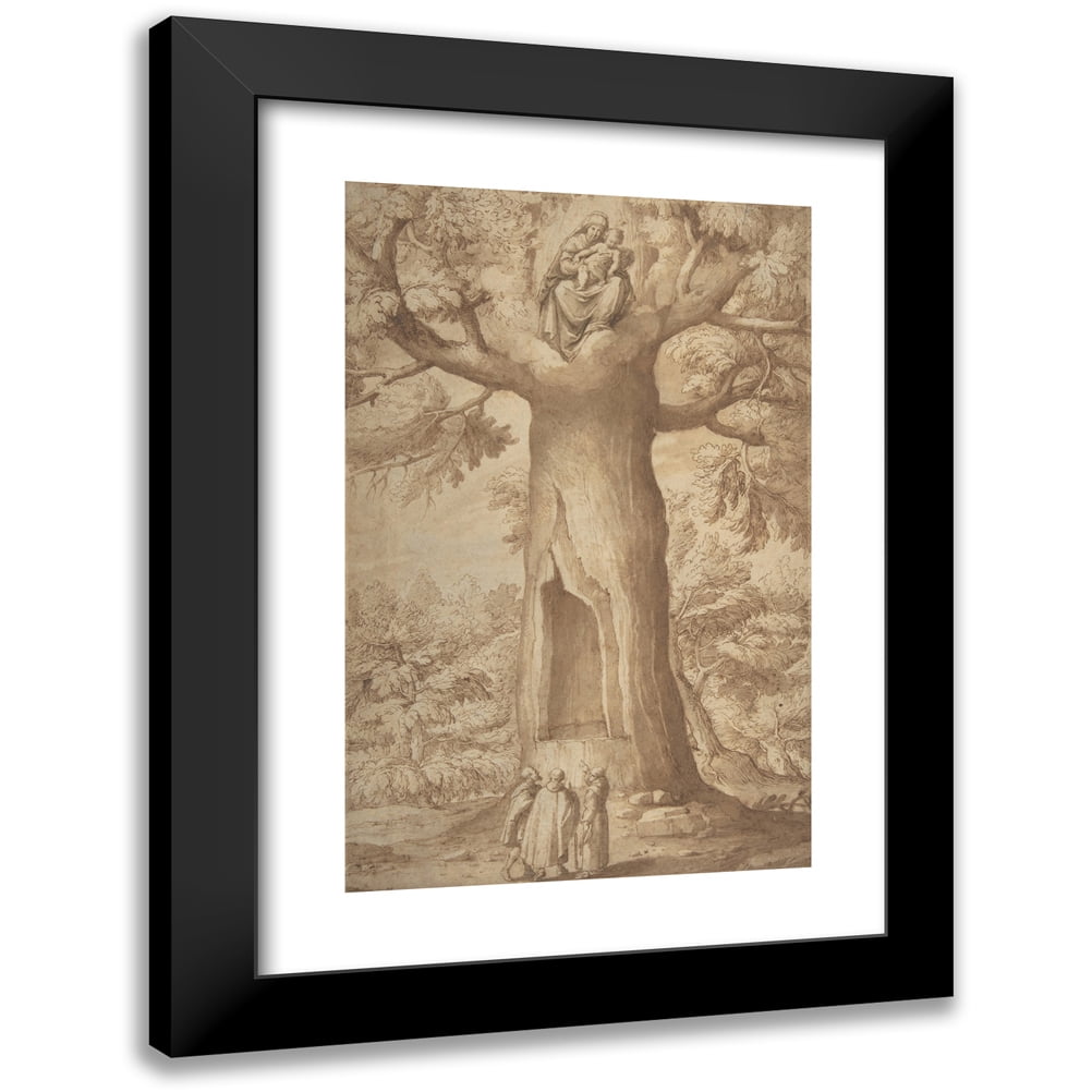 Jacopo Ligozzi 11x14 Black Modern Framed Museum Art Print Titled - The ...