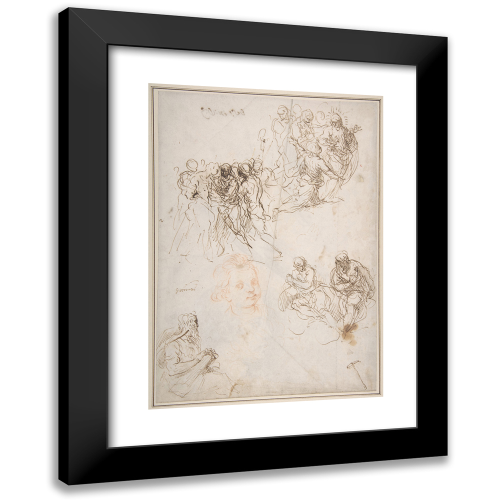 Jacopo Palma il Giovane 11x14 Black Modern Framed Museum Art Print ...
