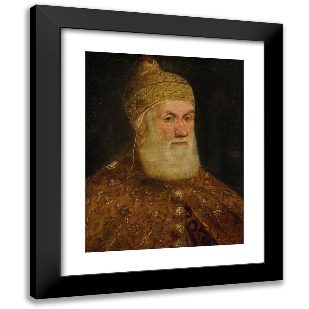 Jacopo Tintoretto 12x14 Black Modern Framed Museum Art Print Titled ...