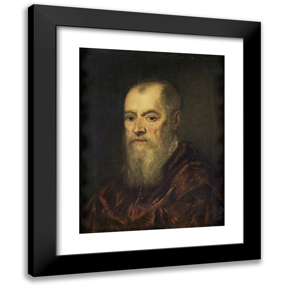 Jacopo Tintoretto 12x14 Black Modern Framed Museum Art Print Titled ...