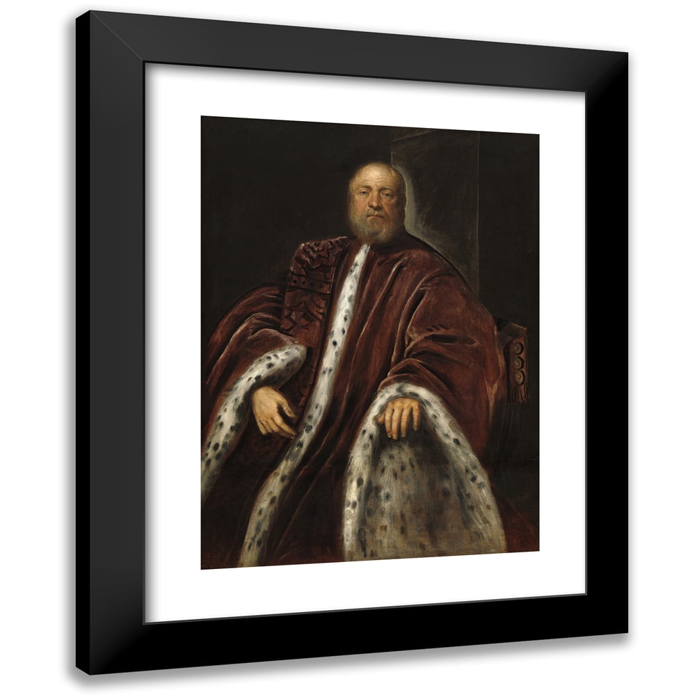 Jacopo Tintoretto 14x18 Black Modern Framed Museum Art Print Titled - A ...