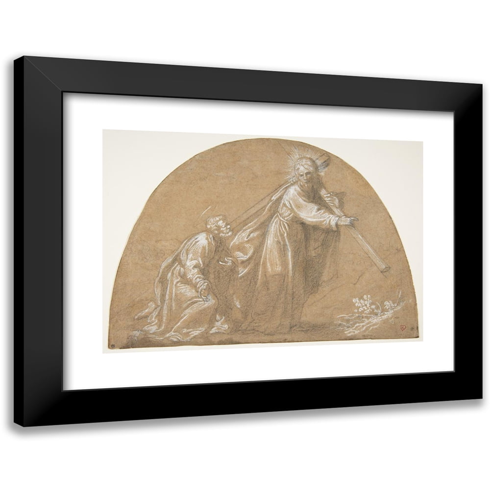 Jacopo Vignali 14x11 Black Modern Framed Museum Art Print Titled - Lord ...