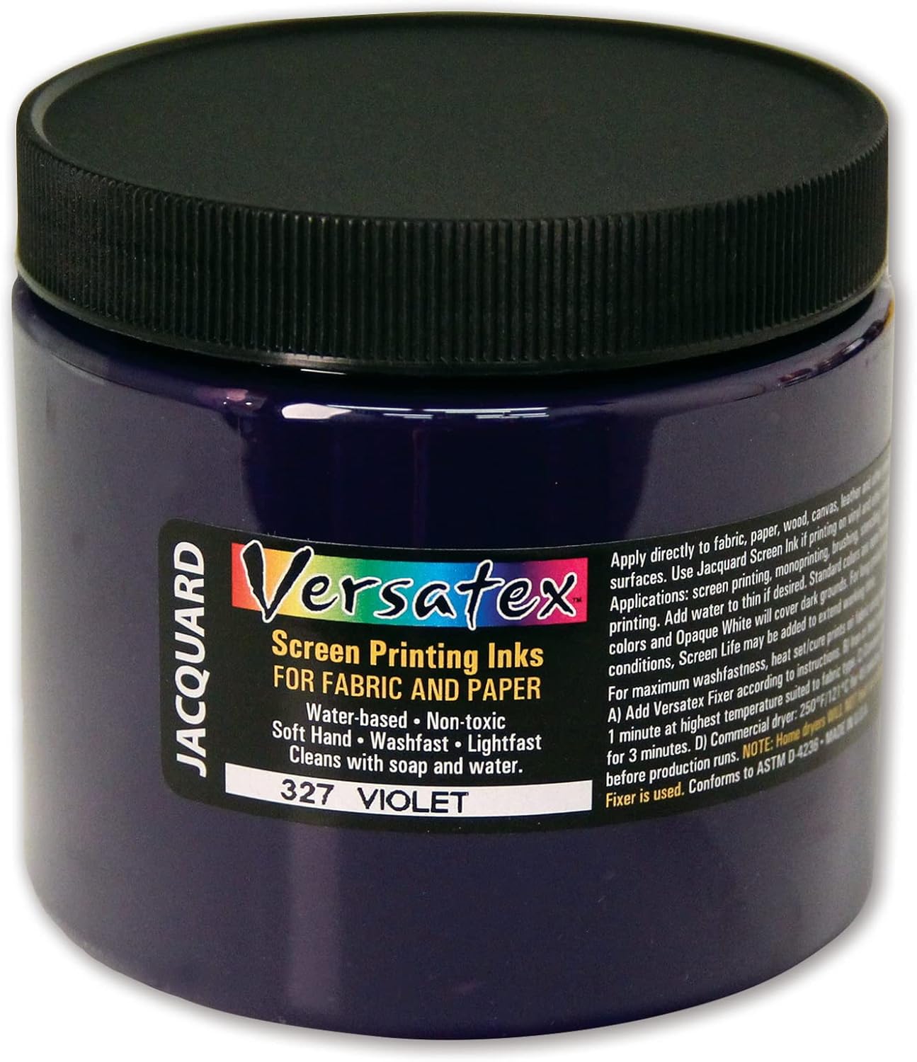 Jacquard, 16 oz, Violet Versatex Screen Printing Inks - Walmart.com