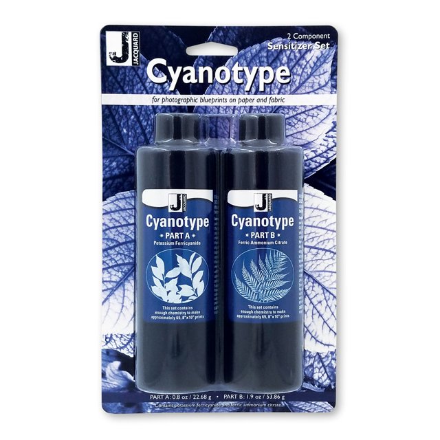 Jacquard Cyanotype Permanent Paint Set, Transparent Ink for Leather ...
