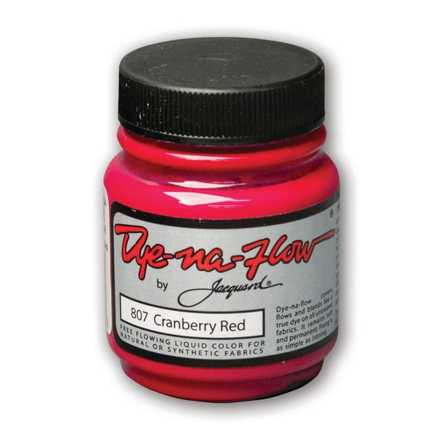 Jacquard Dye-Na-Flow Color, 2.25 oz., Cranberry Red - Walmart Business ...