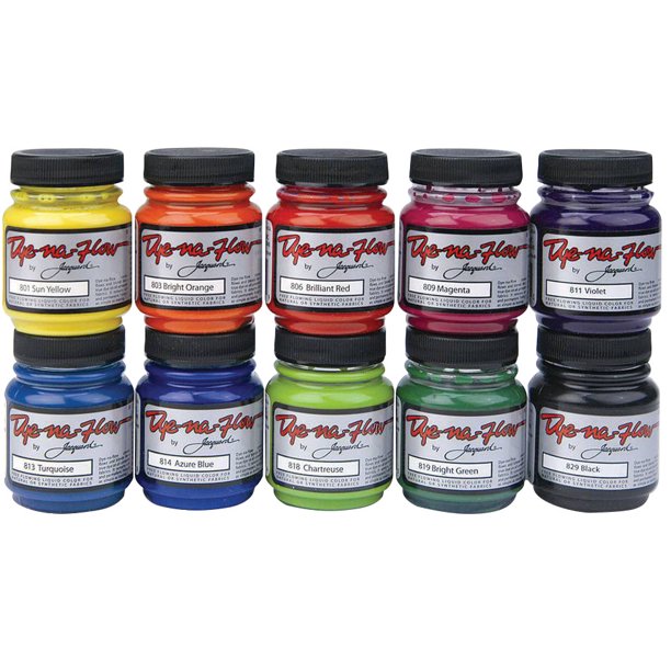 Jacquard Dye-Na-Flow Specialty Paint Set, 2.25 Ounces, Assorted Colors ...