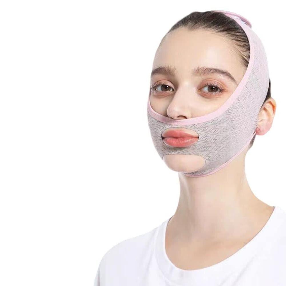 Jacquard Gray Full Edge Non-Opening Jacquard Face Shaping Mask Lifts ...