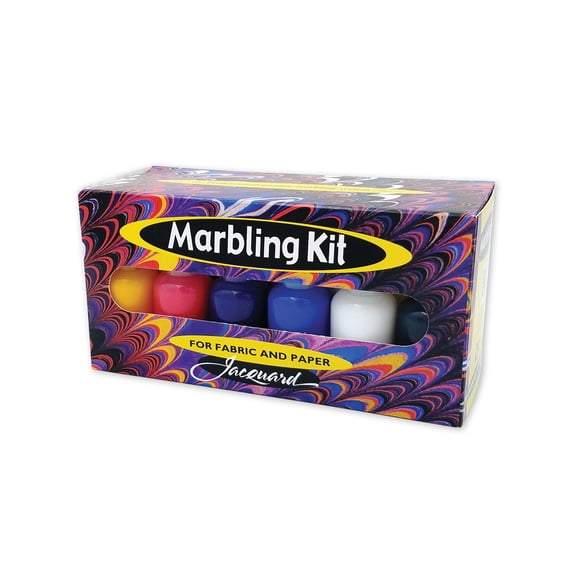 Jacquard Marbling Kit, Includes Colors, Alum, and Instructions ...
