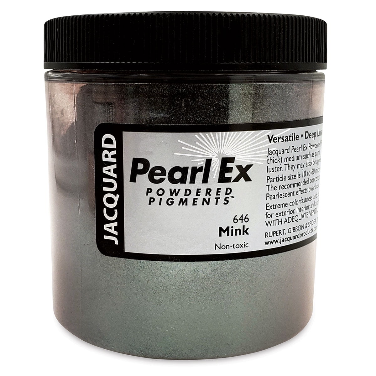 Jacquard Pearl-Ex Pigment - 4 oz, Mink, Jar - Walmart.com