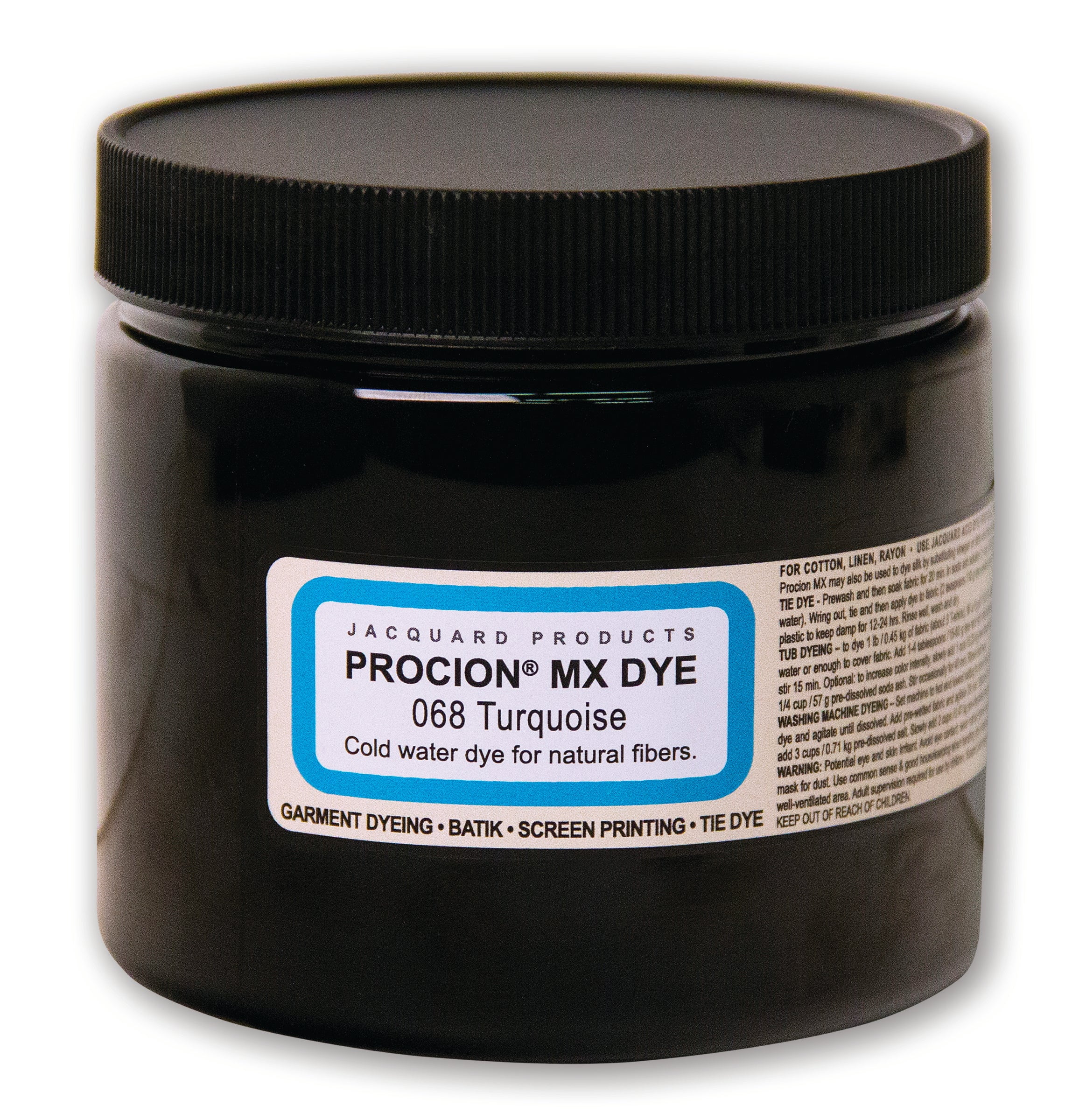 Jacquard Procion MX - Fiber Reactive Dye - 8 oz - Turquoise - Walmart.com