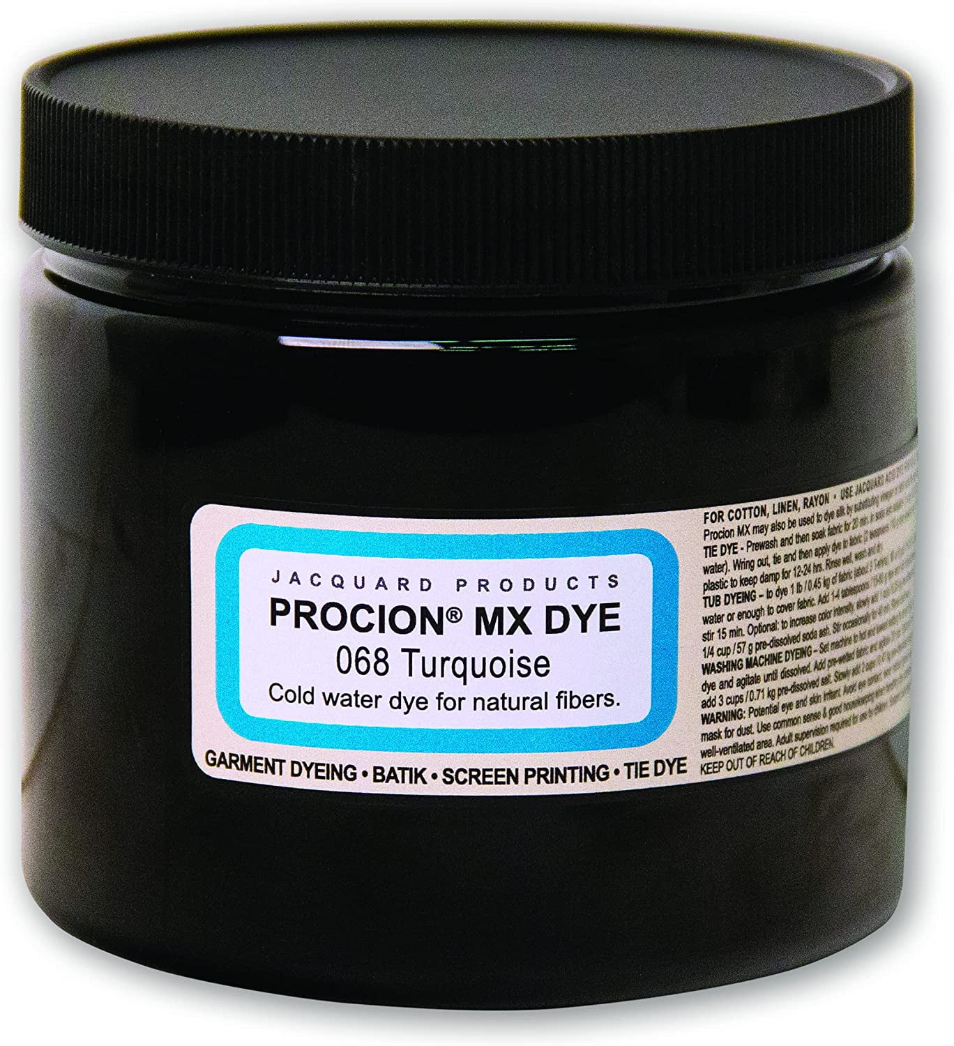 Jacquard Procion Mx Dye - Undisputed King of Tie Dye Powder - Turquoise ...