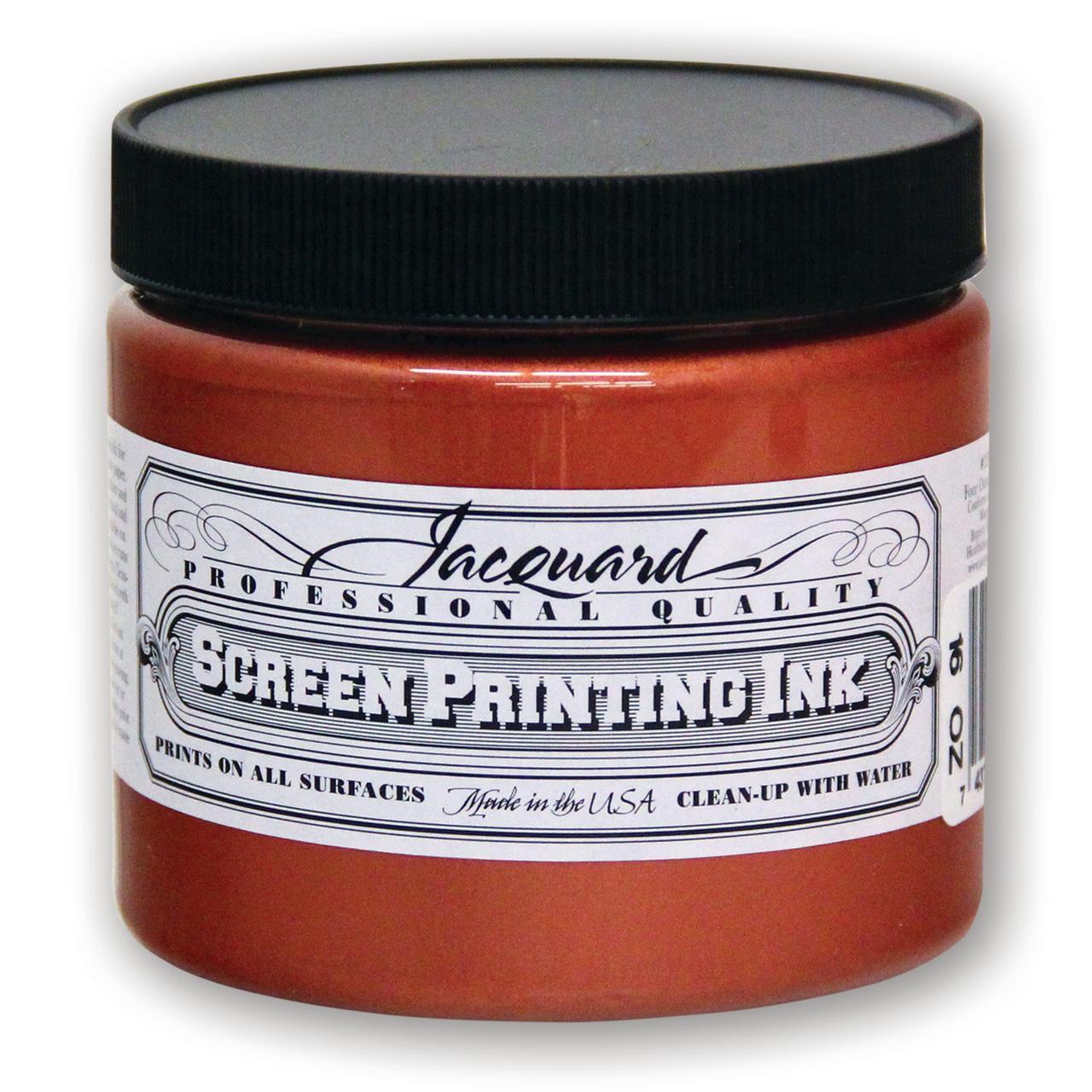 Jacquard Professional Screen Printing Ink, 16 oz., Copper - Walmart.com