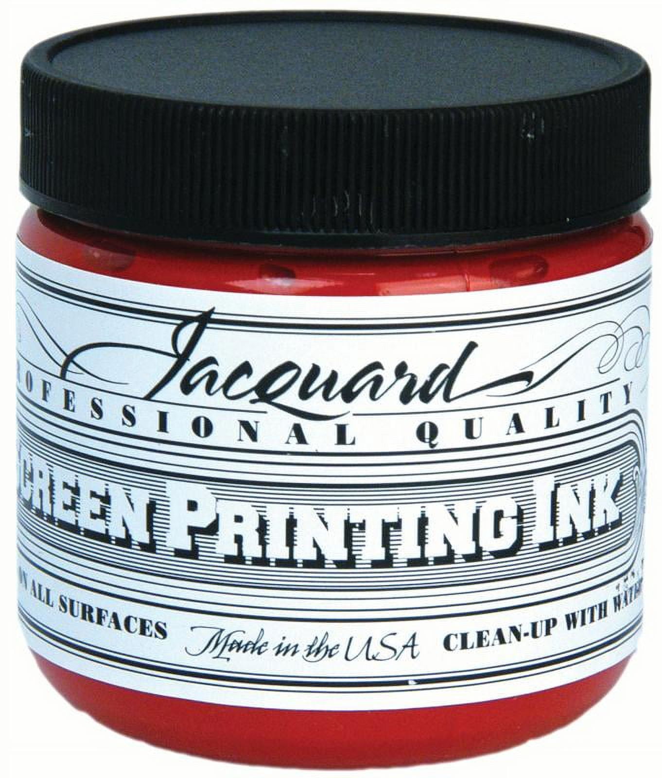 Jacquard Professional Screen Printing Ink, 4 oz., Red - Walmart.com