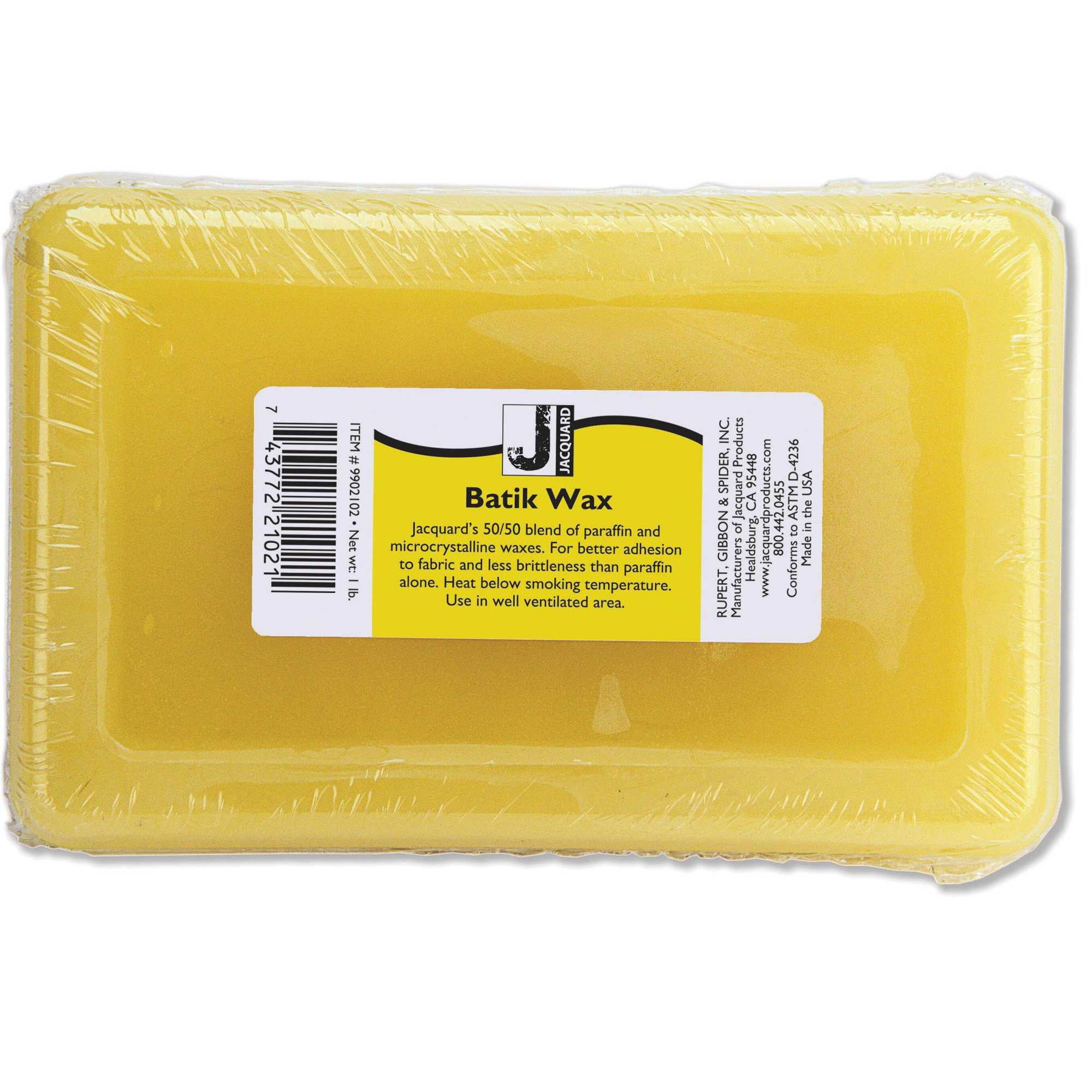 Jacquard Sax Batik Wax, Yellow, 1 lb Block - Walmart.com