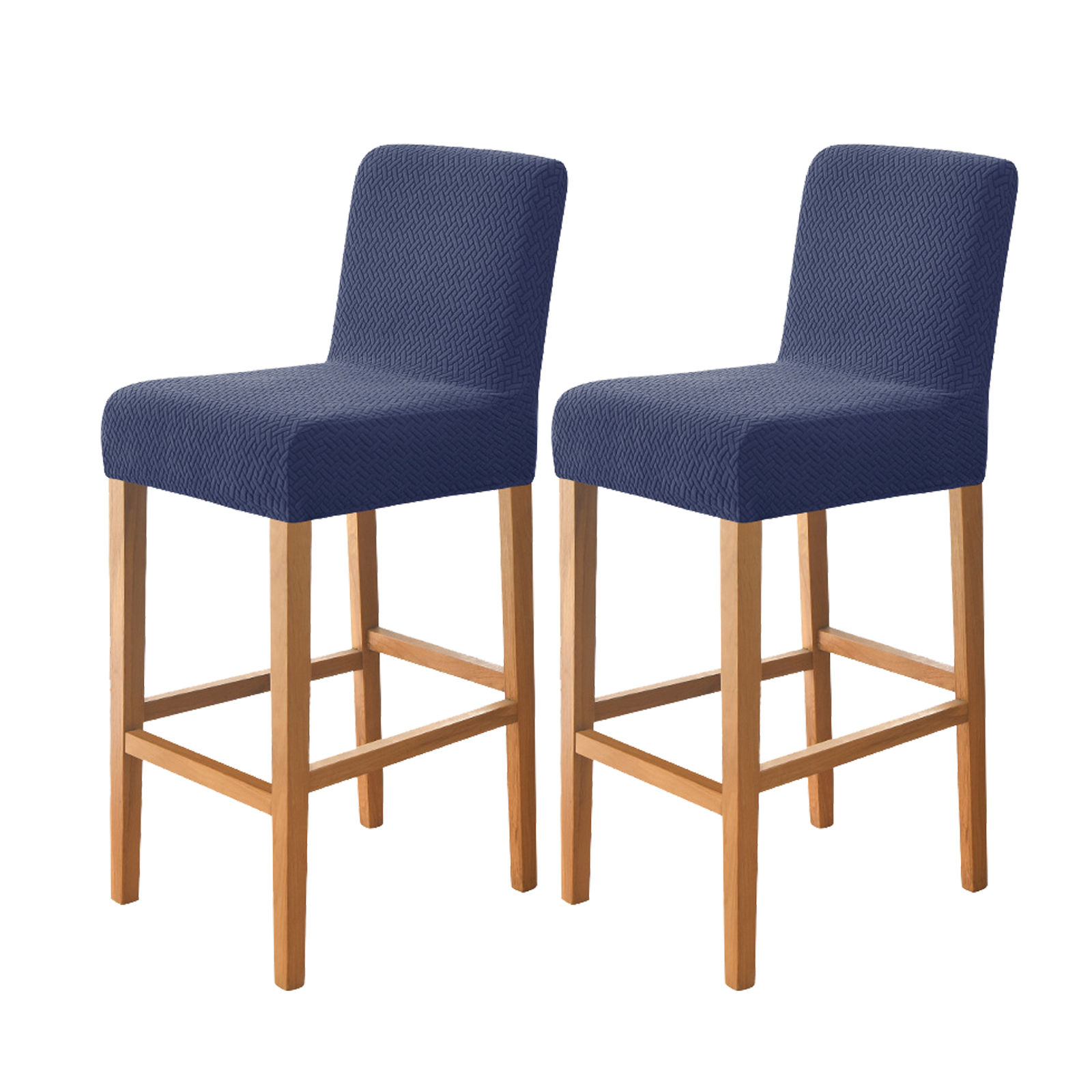 Jacquard Stretch Bar Stool Covers Counter Height Chairs Covers Bar ...