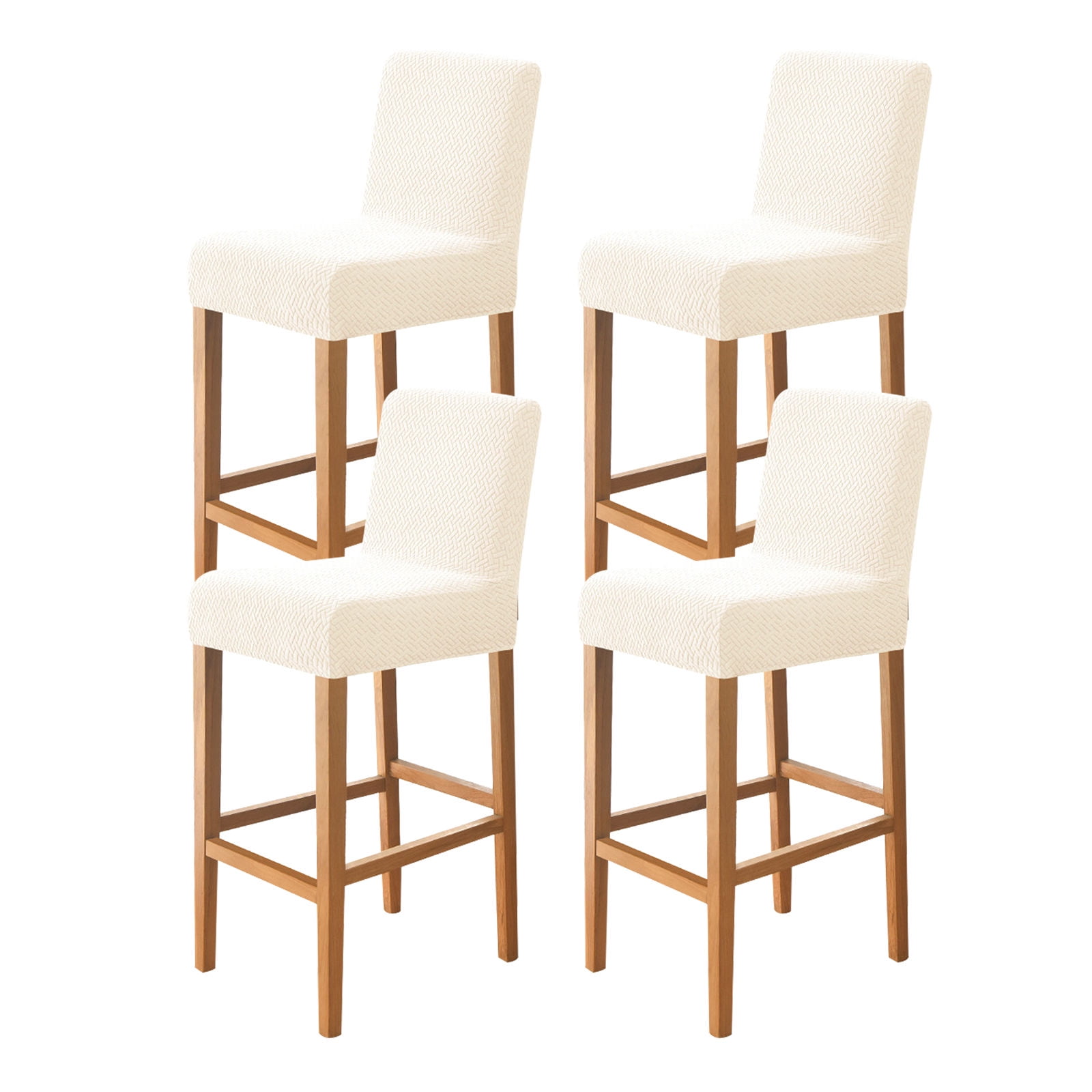 Jacquard Stretch Bar Stool Covers Counter Height Chairs Covers Bar ...